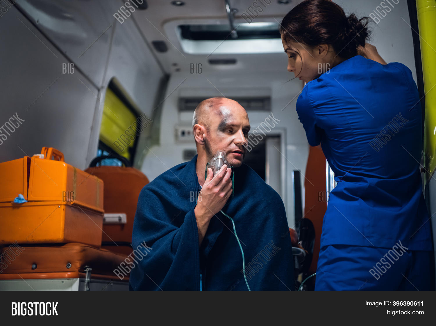 Emt Talking Her Image & Photo (Free Trial) | Bigstock