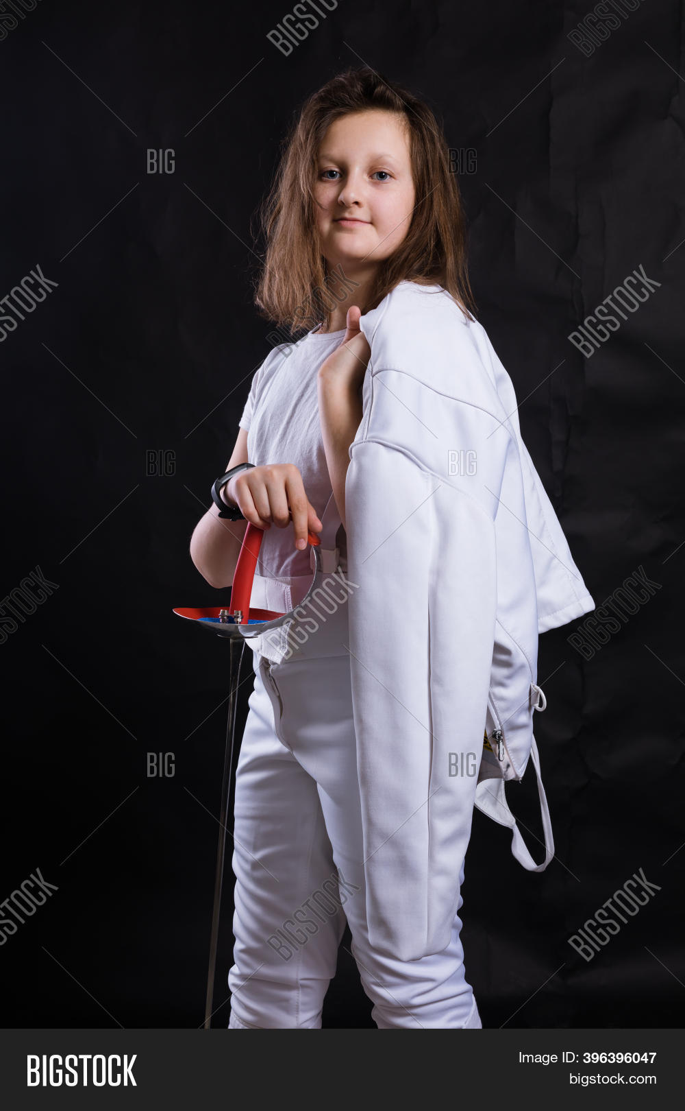 Teenage Girl Fencer Image & Photo (Free Trial) | Bigstock
