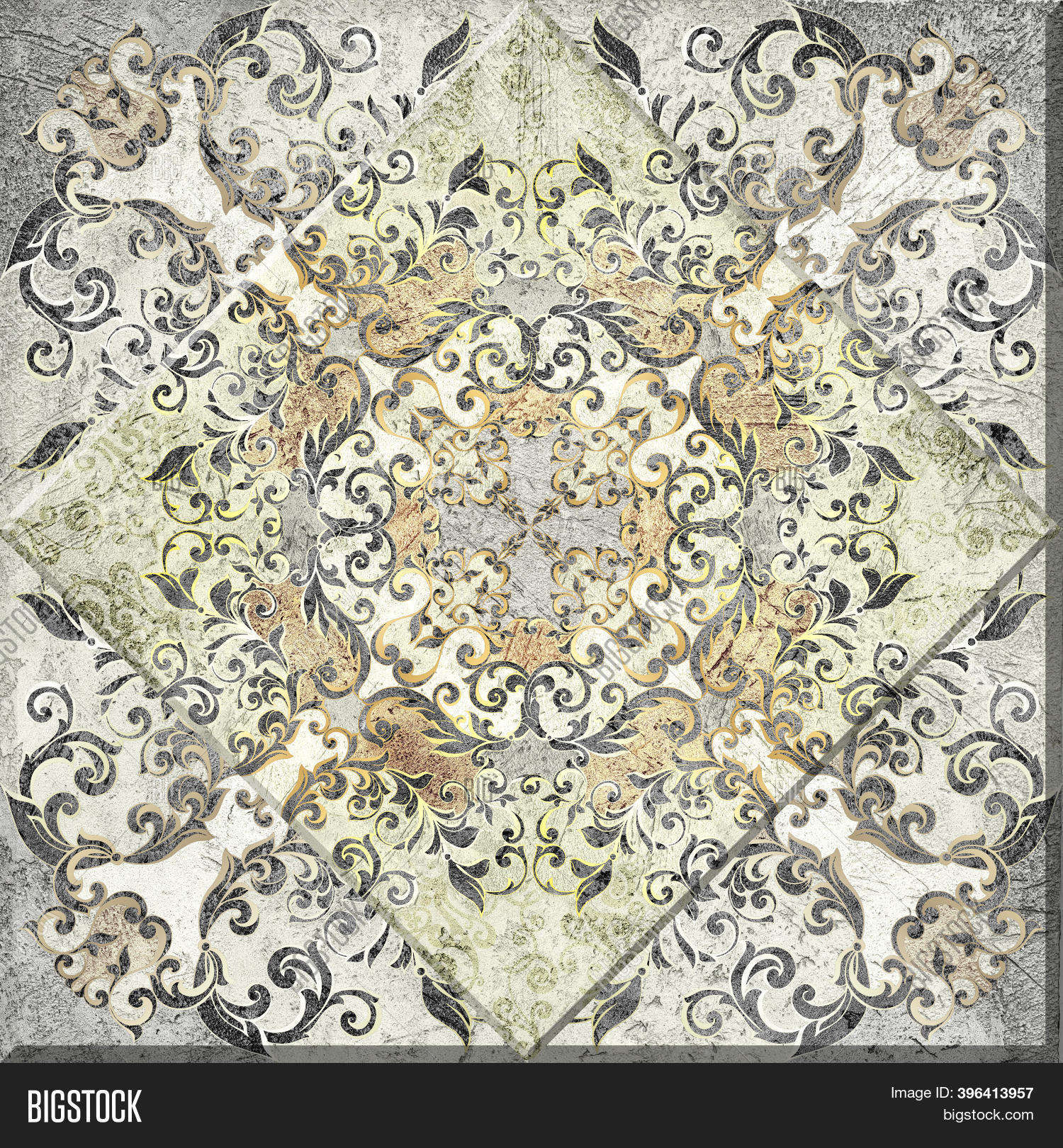 Digital Tiles Design. Image & Photo (Free Trial) | Bigstock