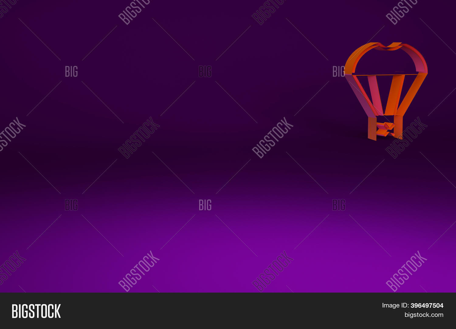 Orange Box Flying On Image & Photo (Free Trial) | Bigstock