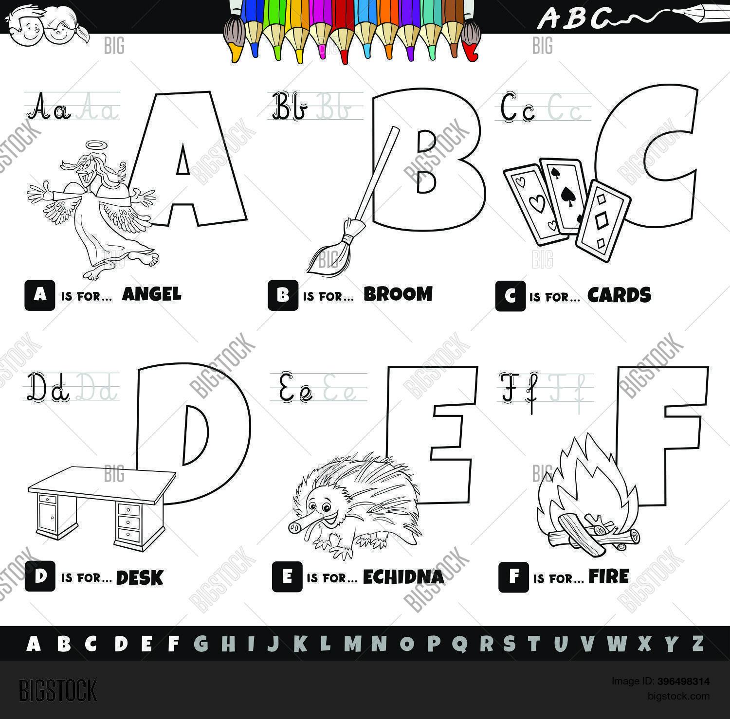 Black White Cartoon Vector & Photo (Free Trial) | Bigstock