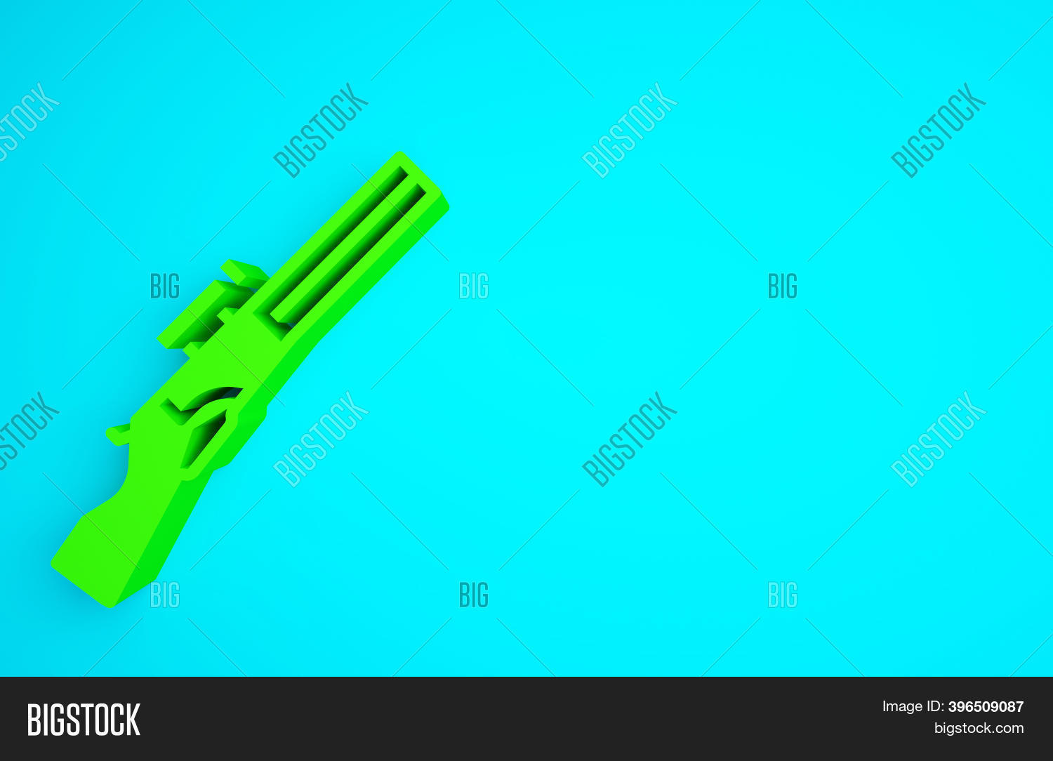 Green Hunting Gun Icon Image & Photo (Free Trial) | Bigstock