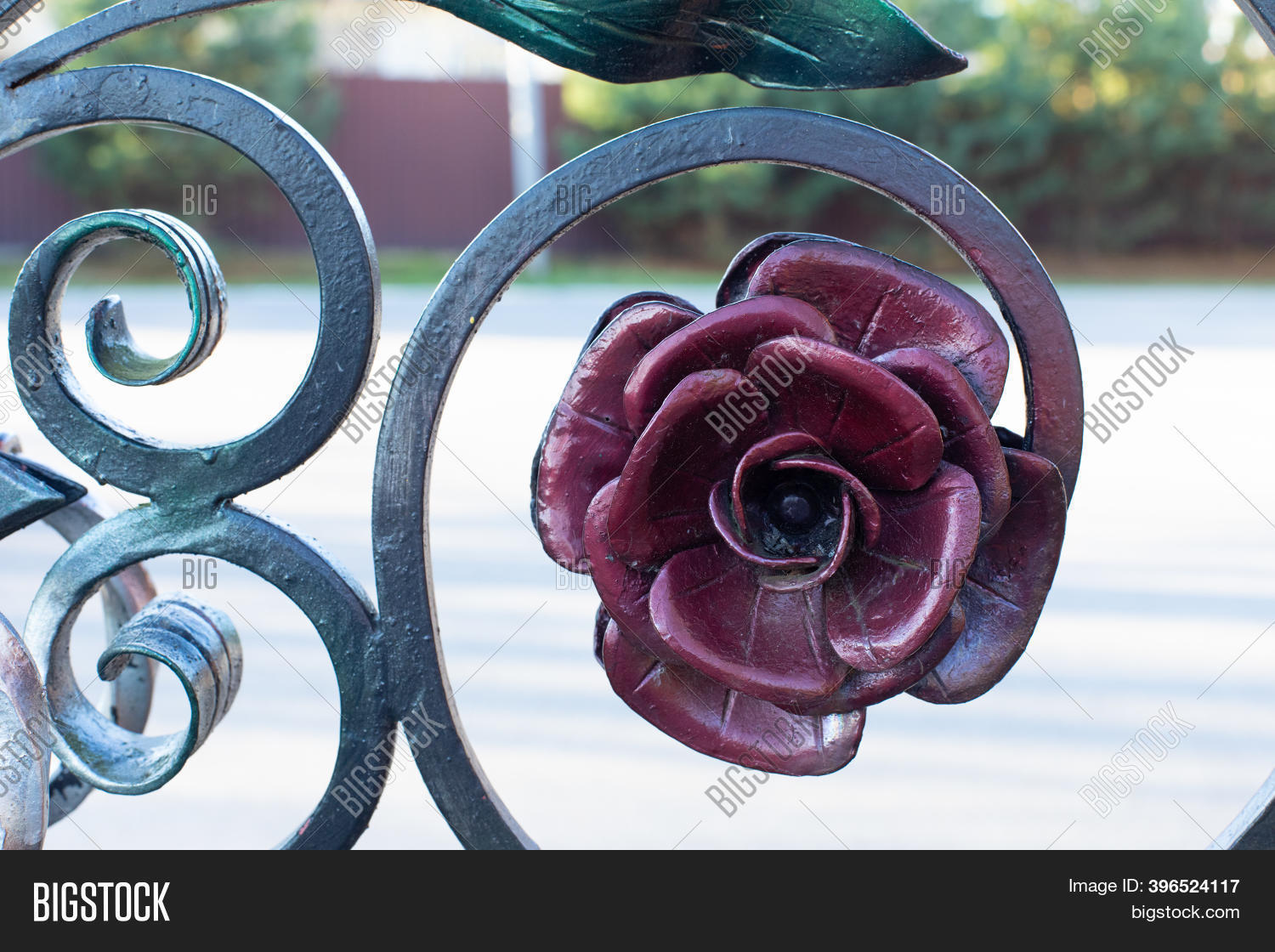 Metal Flower Design Image & Photo (Free Trial) | Bigstock
