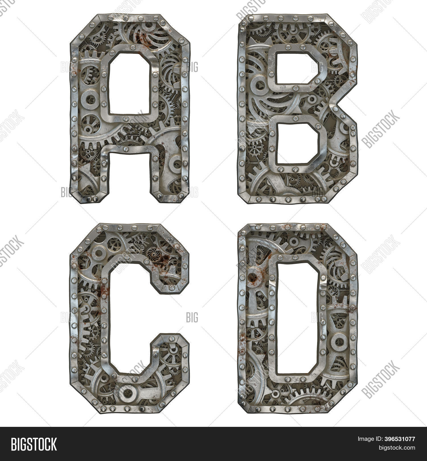 Mechanical Alphabet Image & Photo (Free Trial) | Bigstock