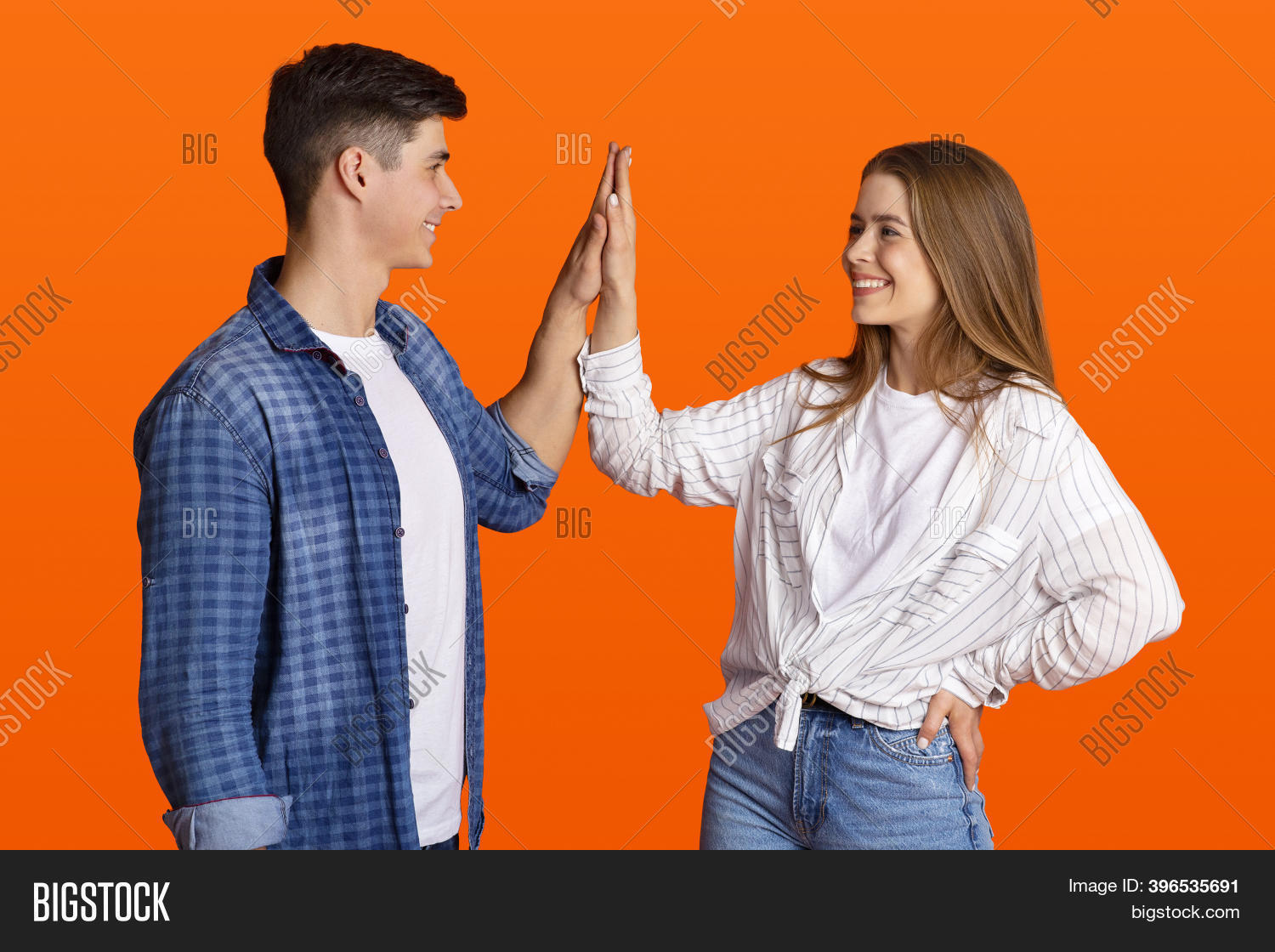 Give High Five Express Image & Photo (Free Trial) | Bigstock