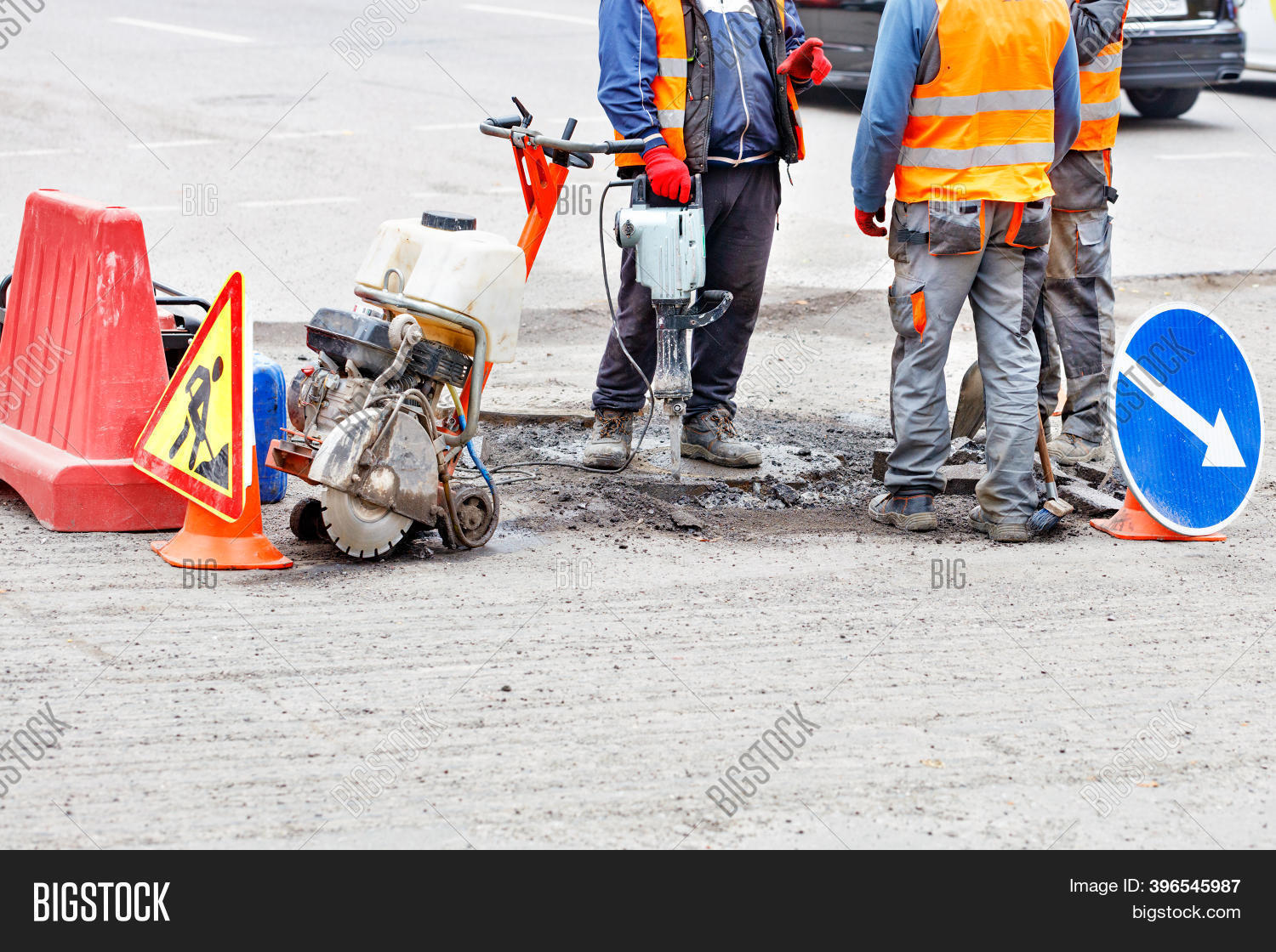 Road Workers Image & Photo (Free Trial) | Bigstock