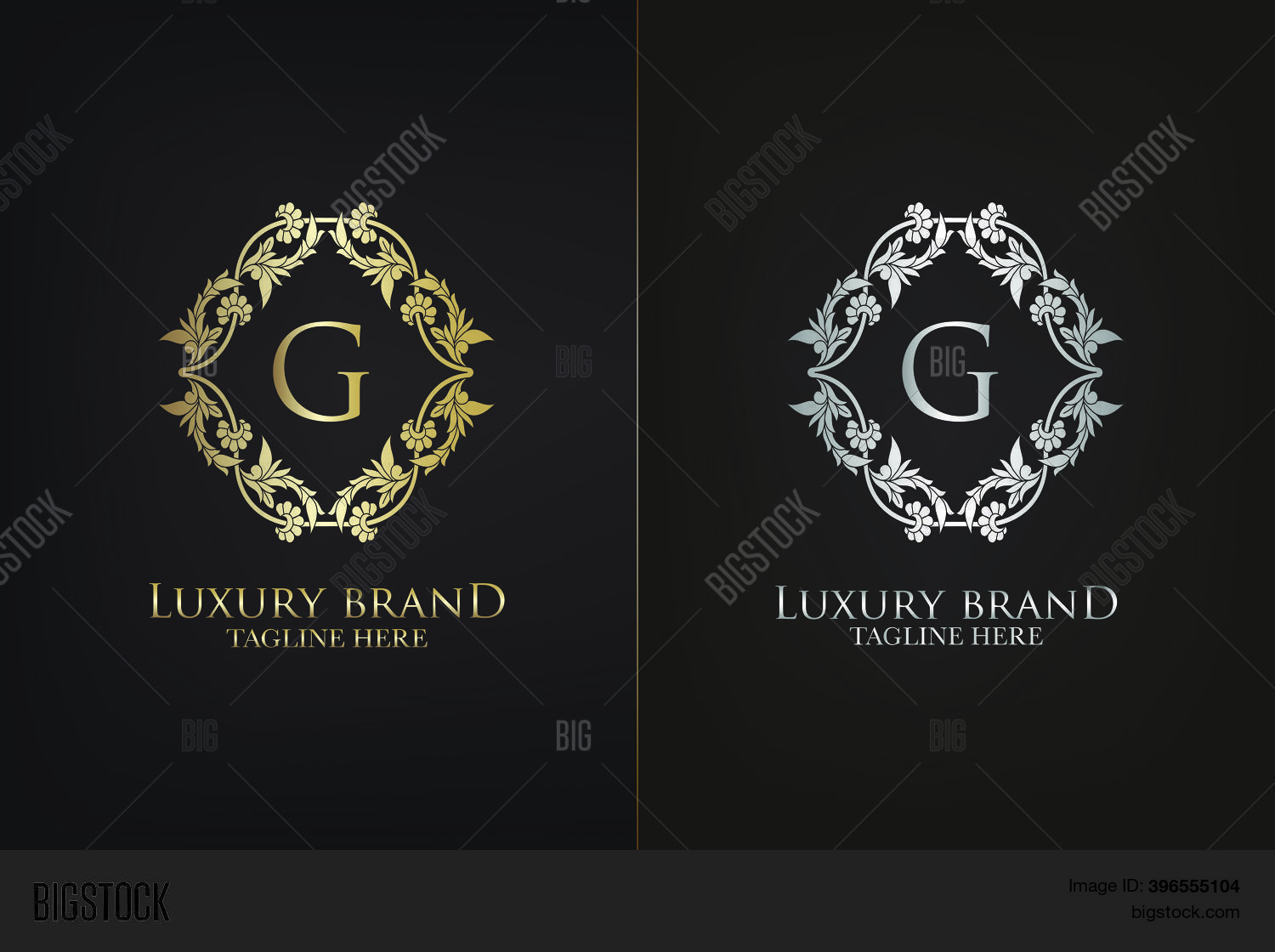 G Letter Luxury Frame Vector & Photo (Free Trial) | Bigstock