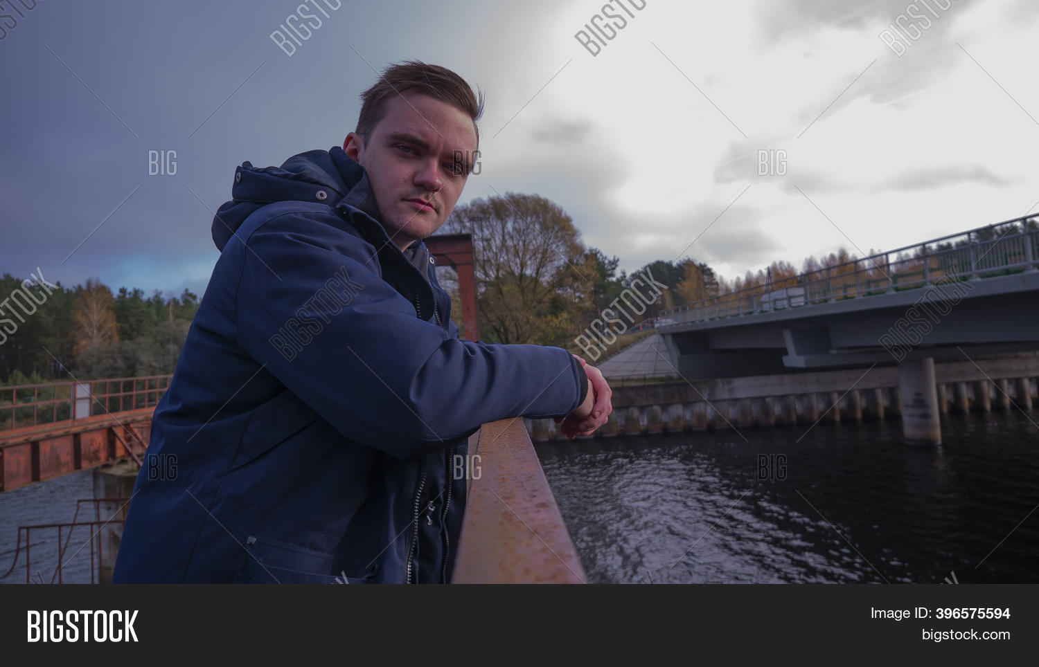 Young Guy Blue Jacket Image & Photo (Free Trial) | Bigstock