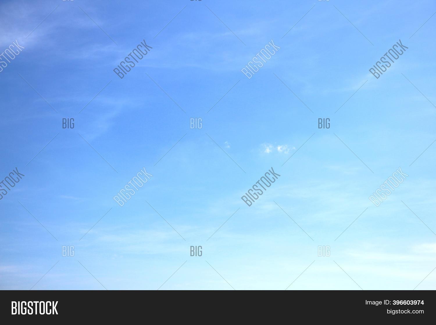 Bright Blue Sky White Image & Photo (Free Trial) | Bigstock