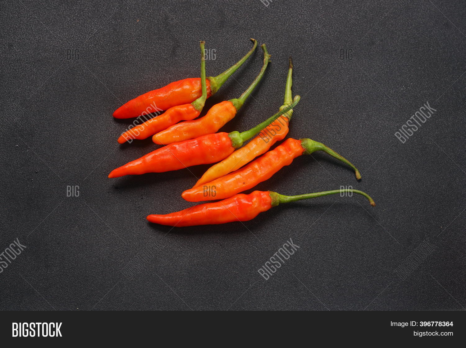 Seven Red Chilies On Image & Photo (Free Trial) | Bigstock