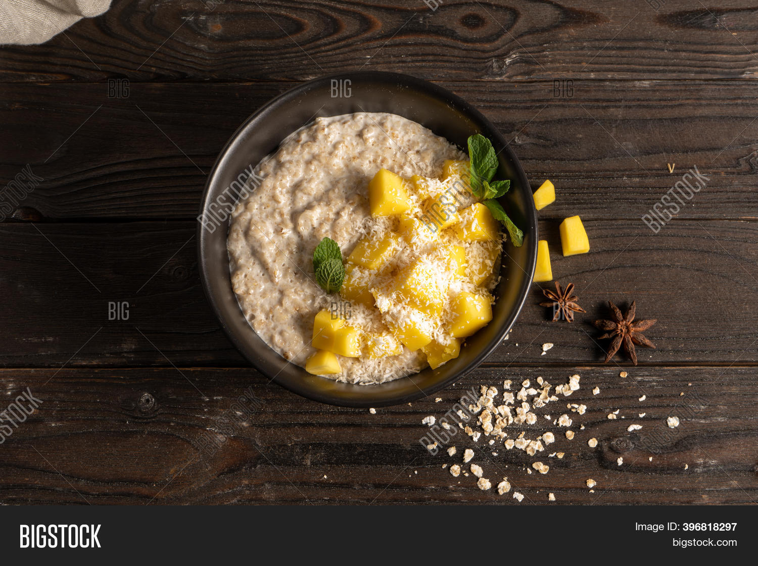 Hot Oatmeal Fresh Image & Photo (Free Trial) | Bigstock