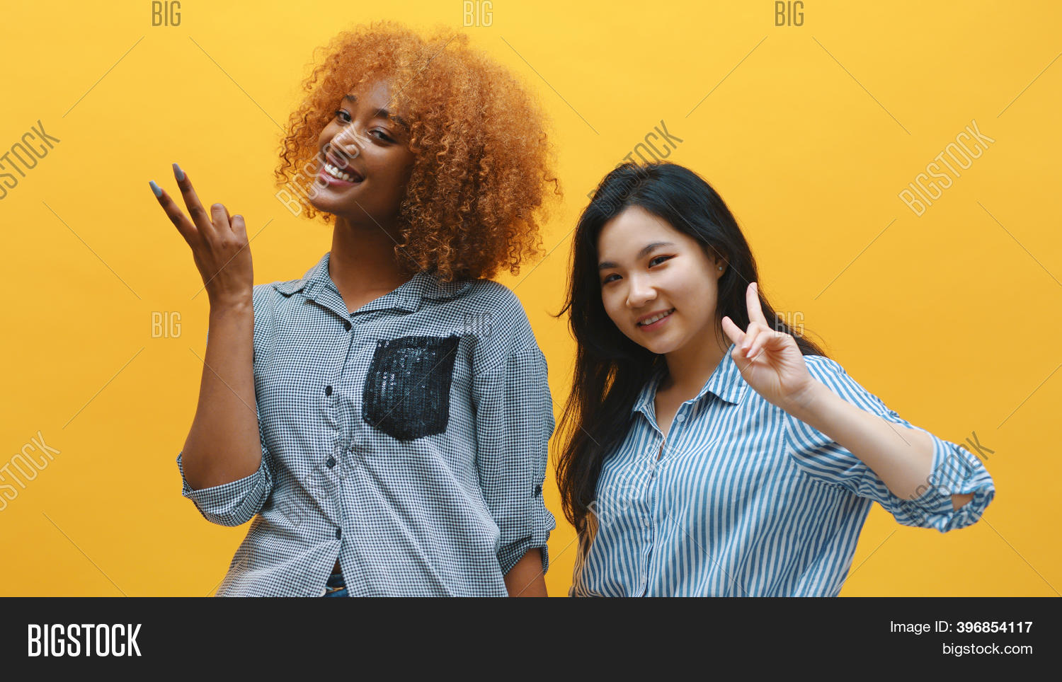 Peace Gesture. Two Image & Photo (Free Trial) | Bigstock