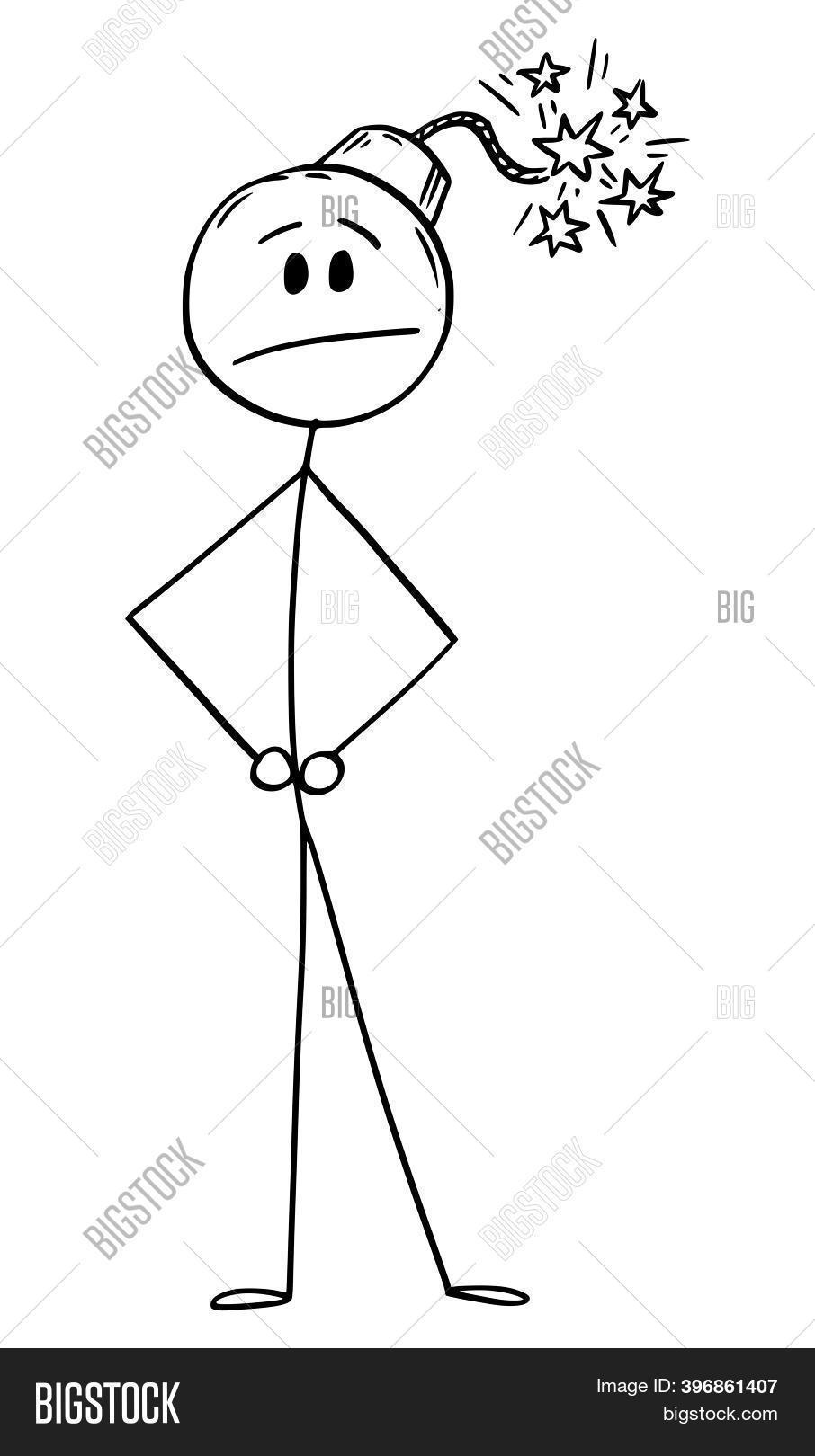 Cartoon Stick Figure Image & Photo (Free Trial) | Bigstock