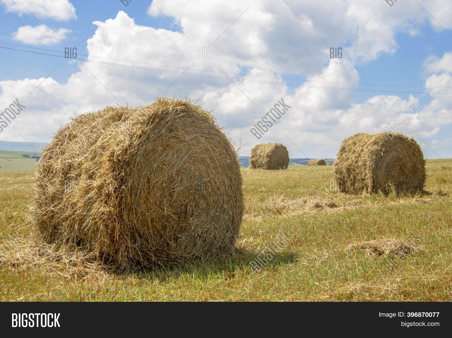 Straw Roll Bales Empty Image & Photo (Free Trial) | Bigstock