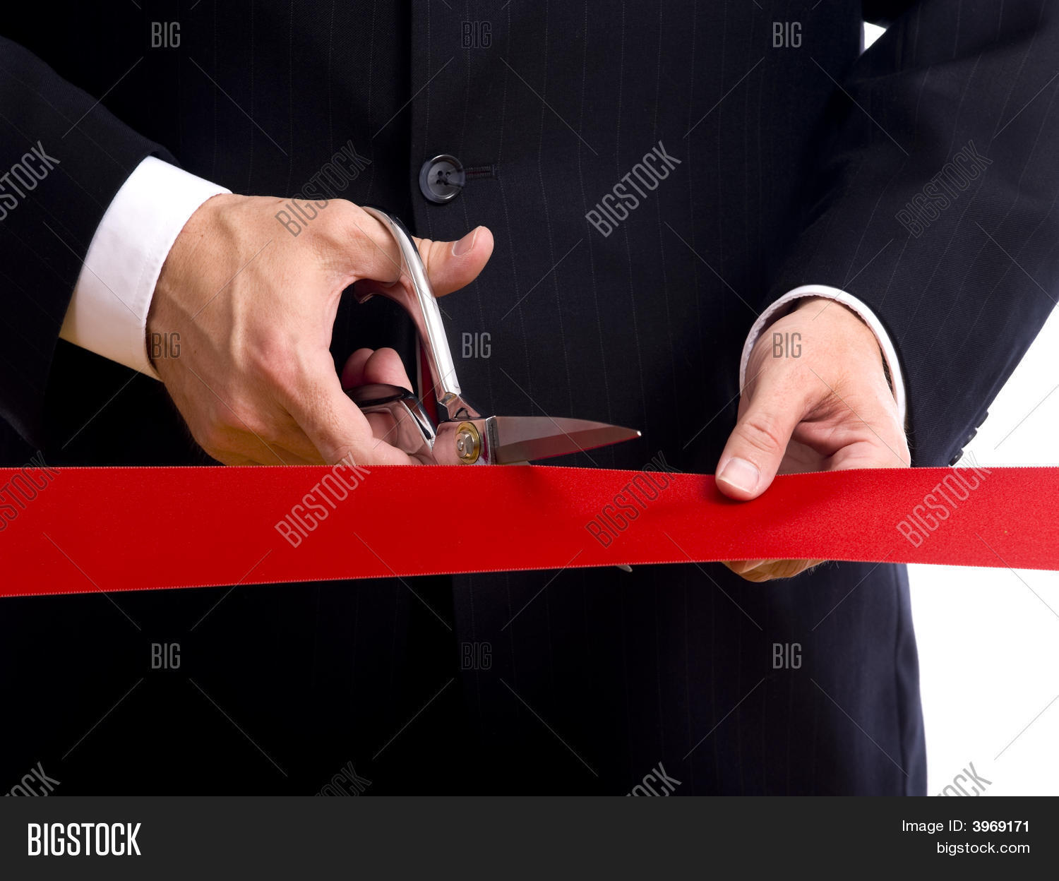 Cutting Red Ribbon Image & Photo (Free Trial) | Bigstock