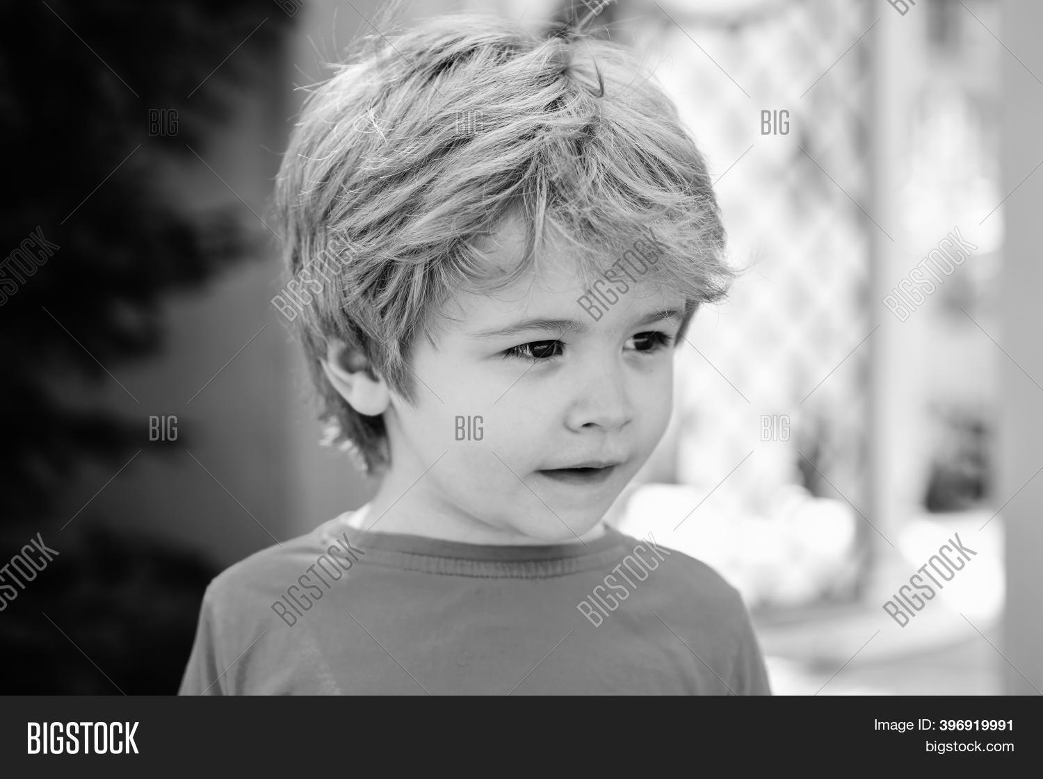 Cute Boy. Kid Portrait Image & Photo (Free Trial) | Bigstock