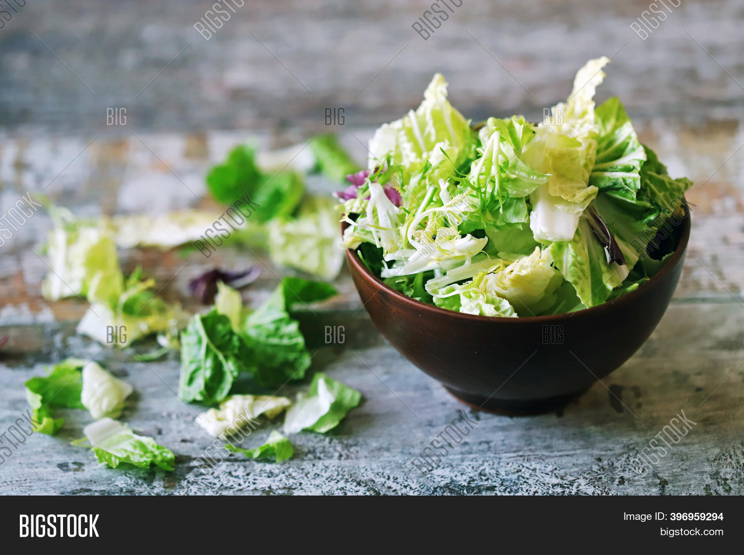 Fresh Mix Salads Bowl Image & Photo (Free Trial) | Bigstock
