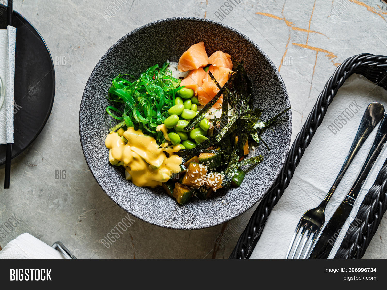Buddha Bowl Fish Image & Photo (Free Trial) | Bigstock