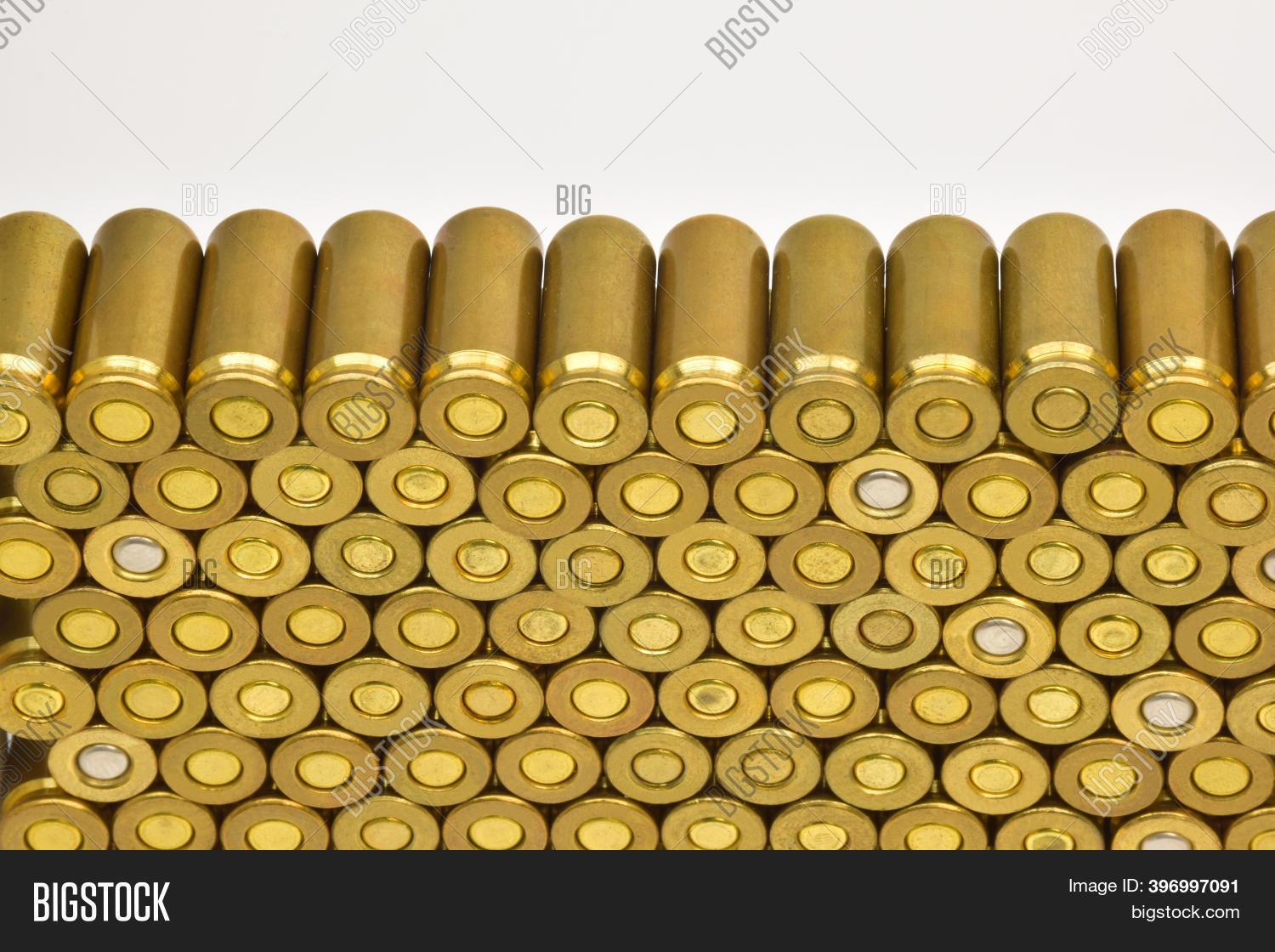 Rows Cartridge Cases Image & Photo (Free Trial) | Bigstock