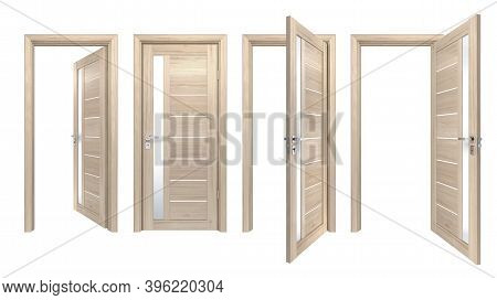 Set 3d Realistic Doors Image & Photo (Free Trial) | Bigstock