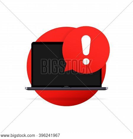Notification. Laptop Vector & Photo (Free Trial) | Bigstock