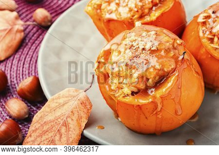 Baked Persimmon Image & Photo (Free Trial) | Bigstock