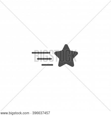Flying Star Icon. Vector & Photo (Free Trial) | Bigstock