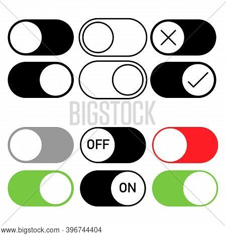 Slide Switch Button Vector & Photo (Free Trial) | Bigstock