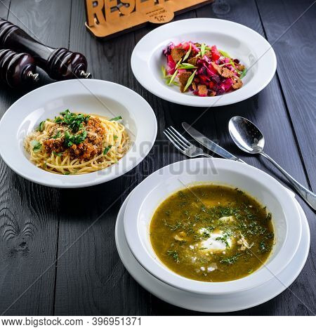 Three-course Set Menu Image & Photo (Free Trial) | Bigstock