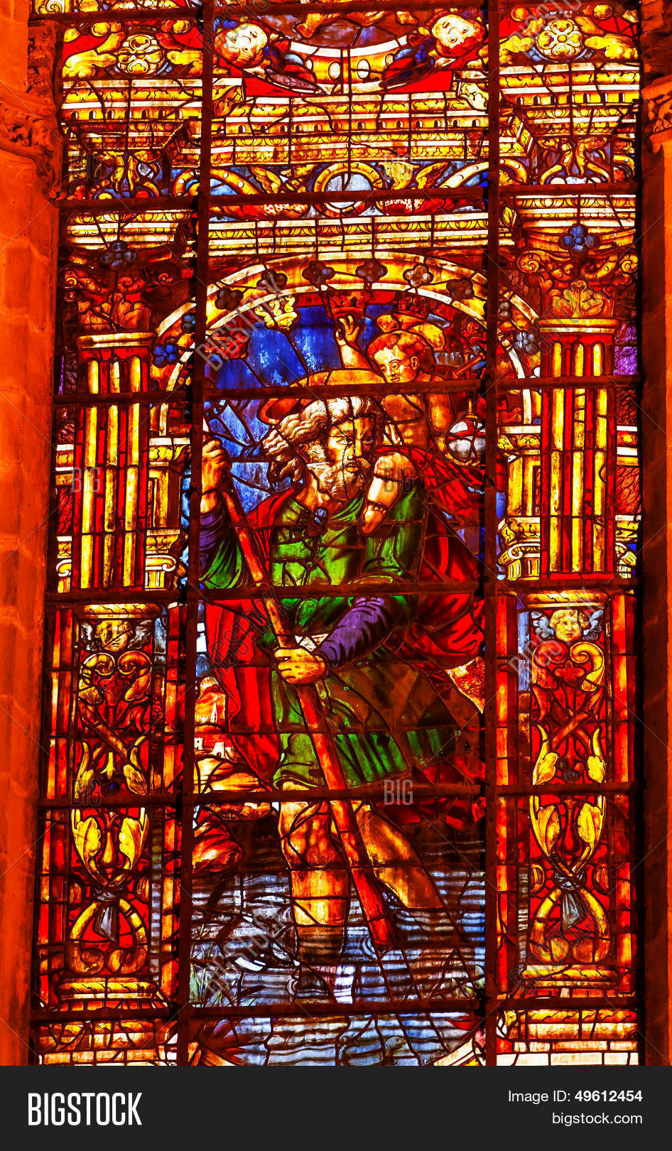 Moses Stained Glass Image & Photo (Free Trial) | Bigstock