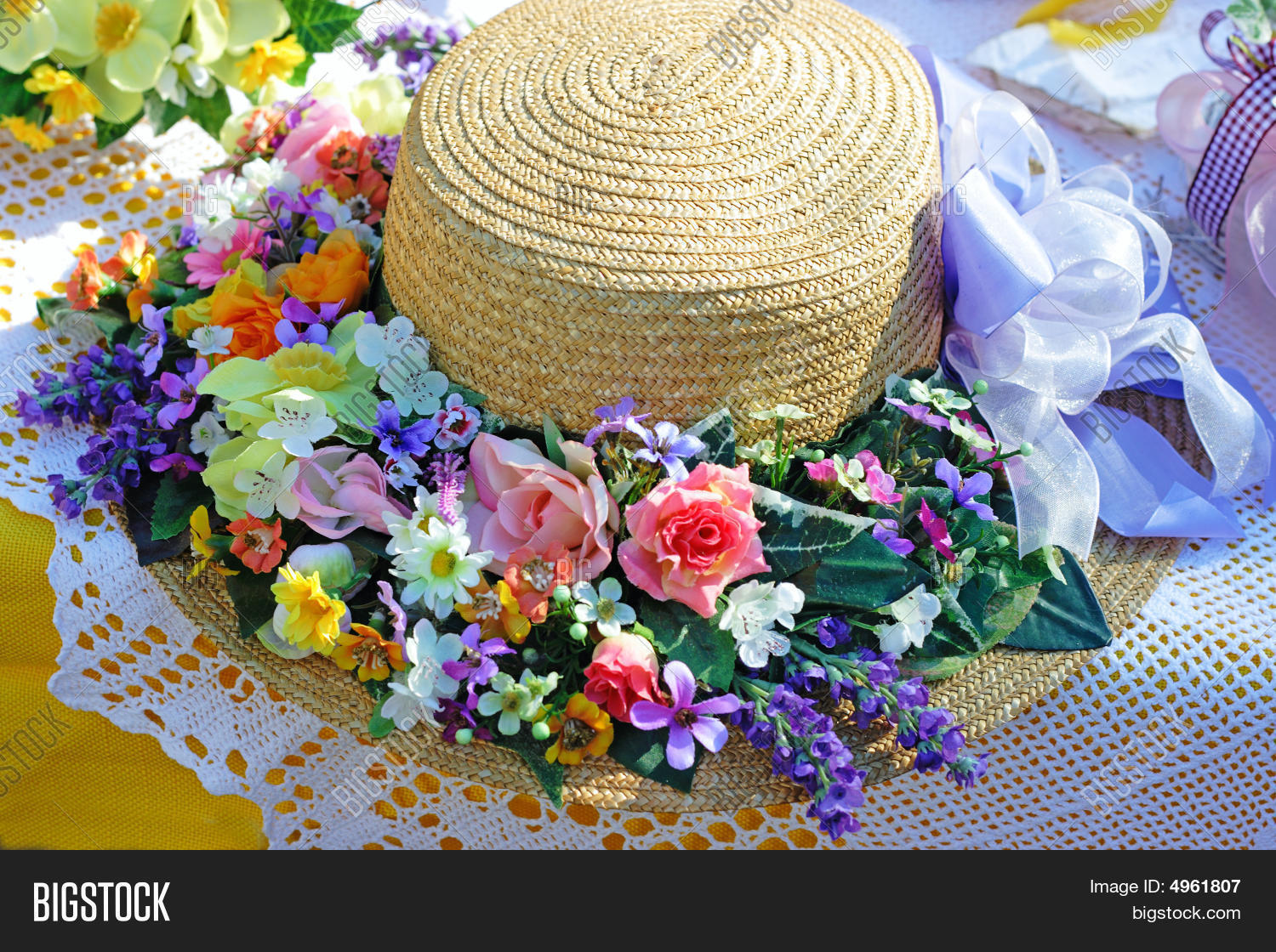 Summer Hat On Summer Image & Photo (Free Trial) | Bigstock