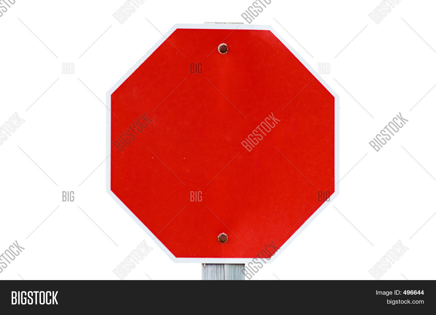 Empty Stop Sign Image & Photo (Free Trial) | Bigstock