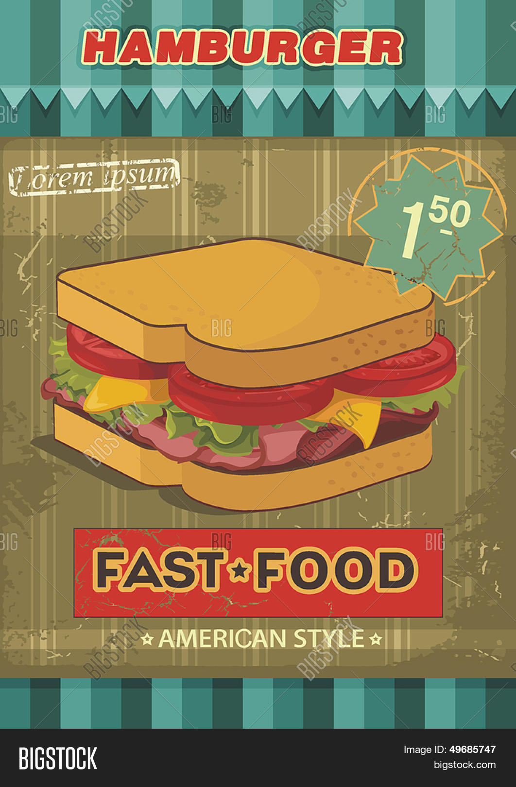 Grunge Retro Cards Vector & Photo (Free Trial) | Bigstock