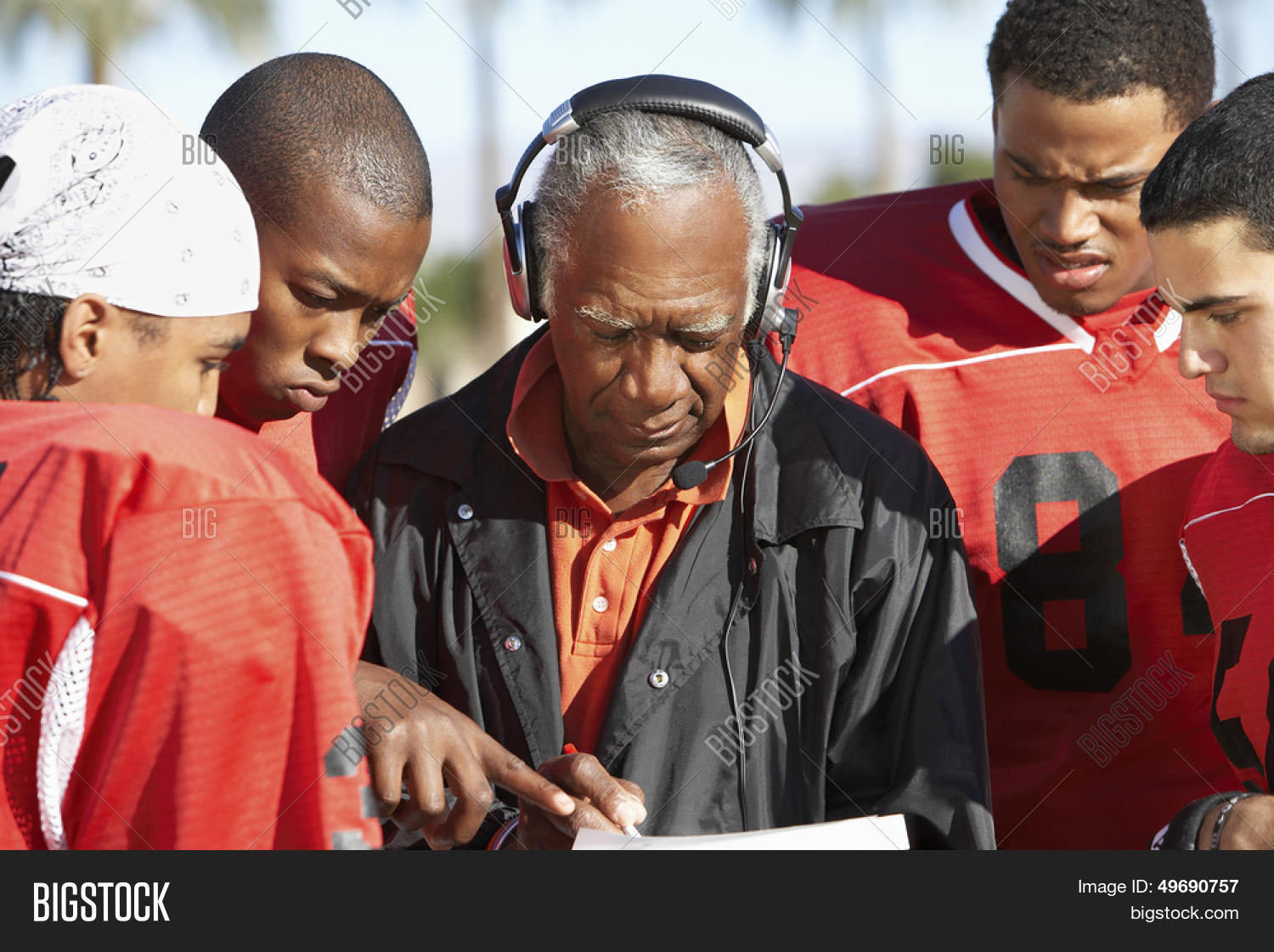 Football Players Coach Image & Photo (Free Trial) | Bigstock