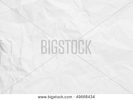White Wrinkled Paper Image & Photo (Free Trial) | Bigstock
