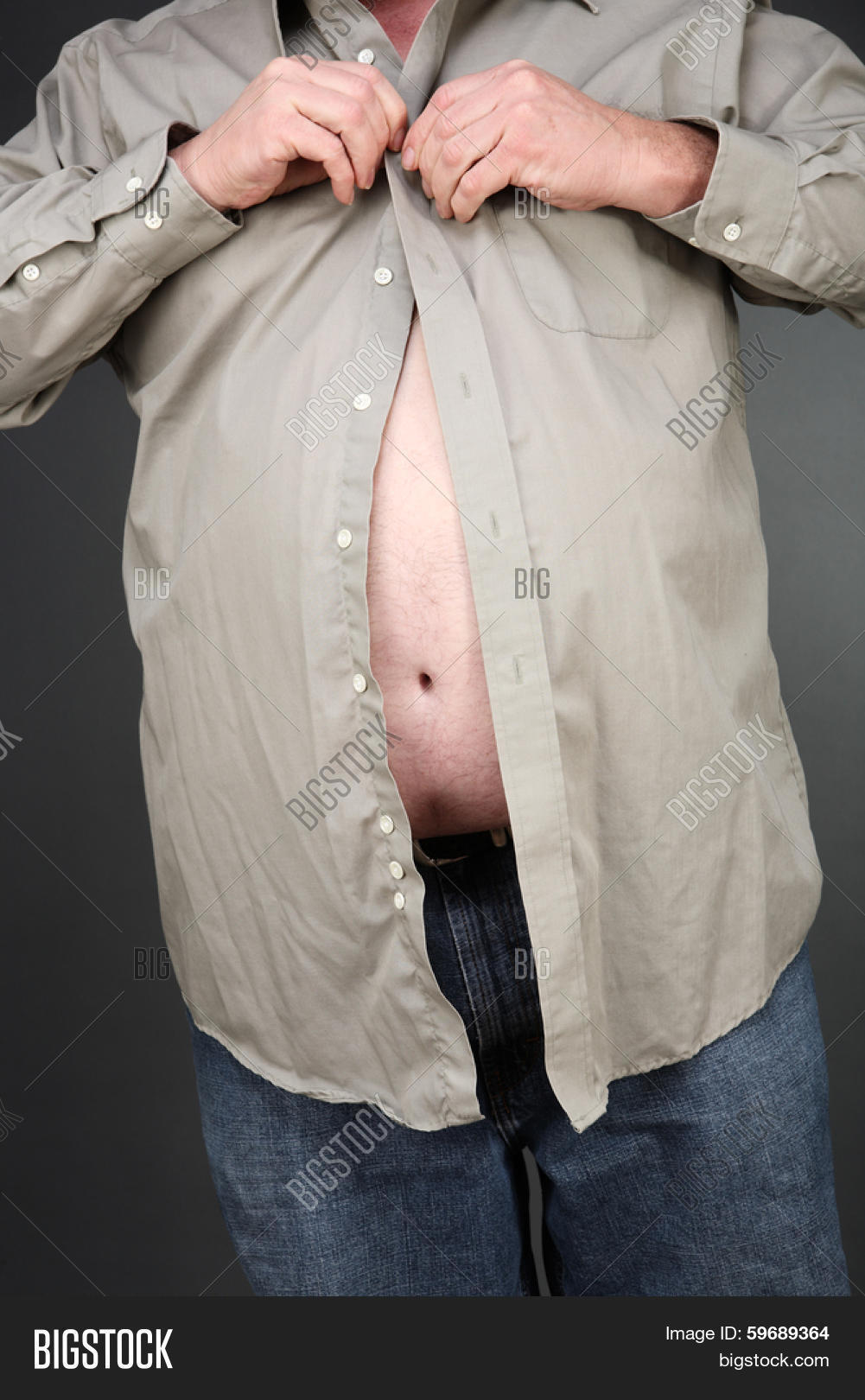 Overweight Stomach ( Image & Photo (Free Trial) | Bigstock