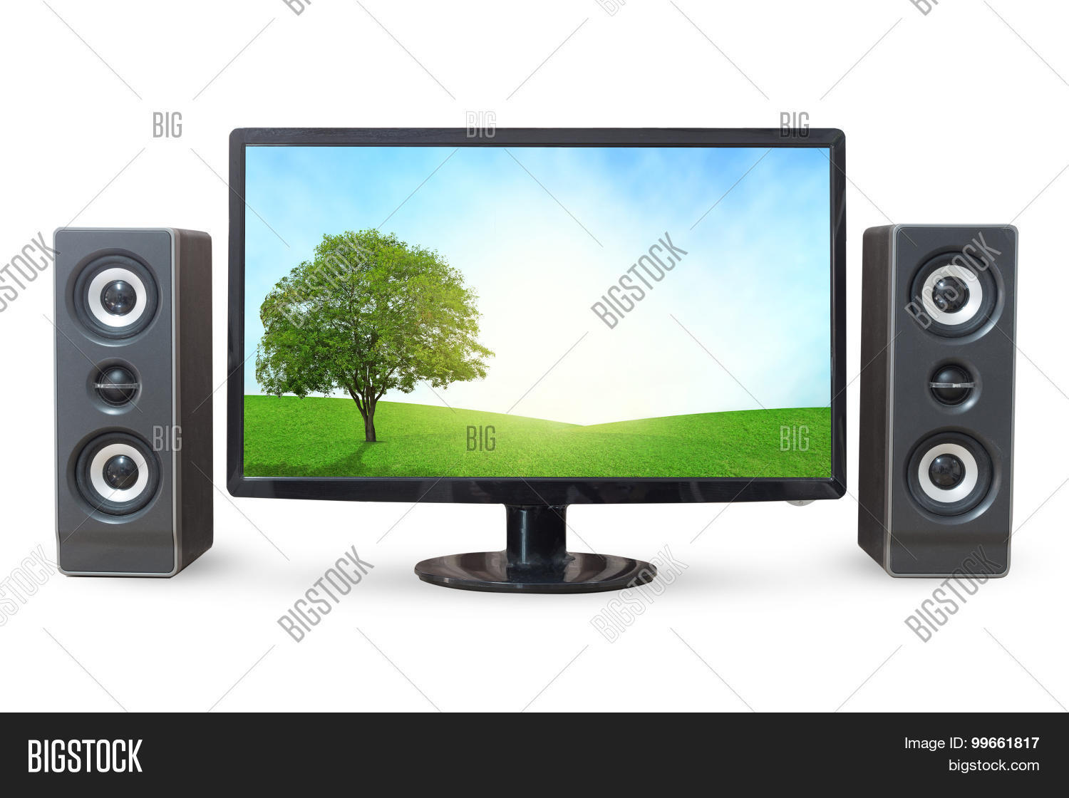 Monitor Pc Landscape Image & Photo (Free Trial) | Bigstock