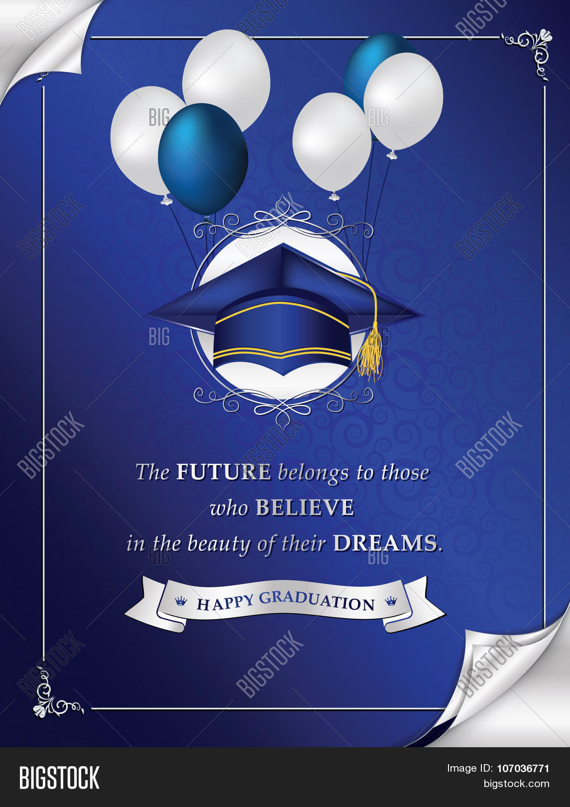Blue Happy Graduation Image & Photo (Free Trial) | Bigstock