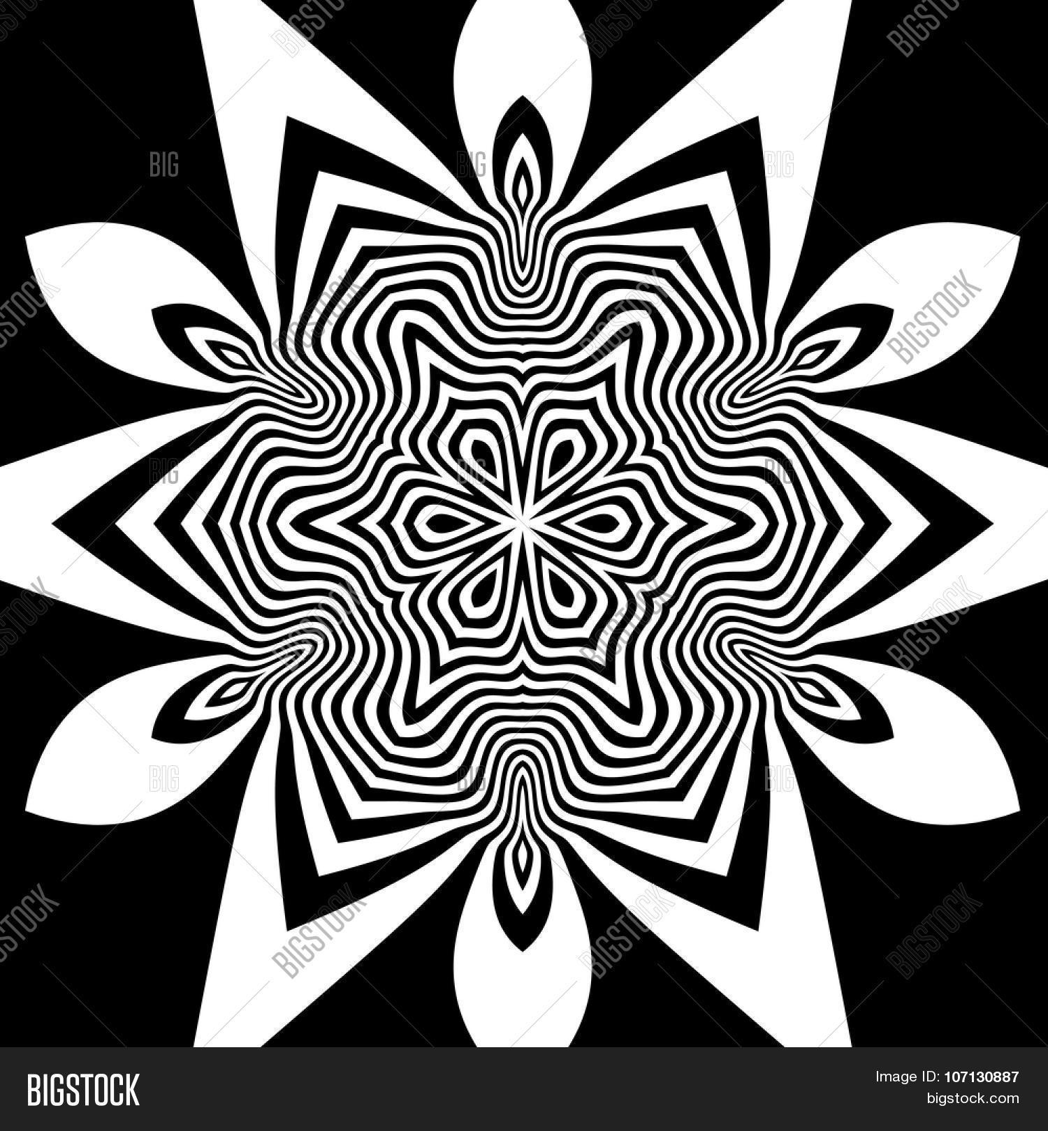 Black White Abstract Vector & Photo (Free Trial) | Bigstock