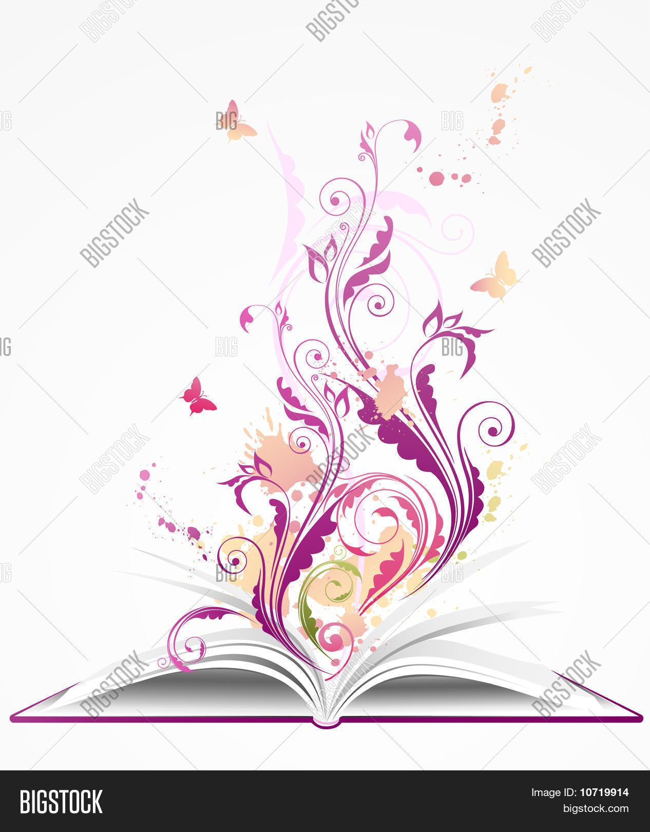 Background Open Book Vector & Photo (Free Trial) | Bigstock