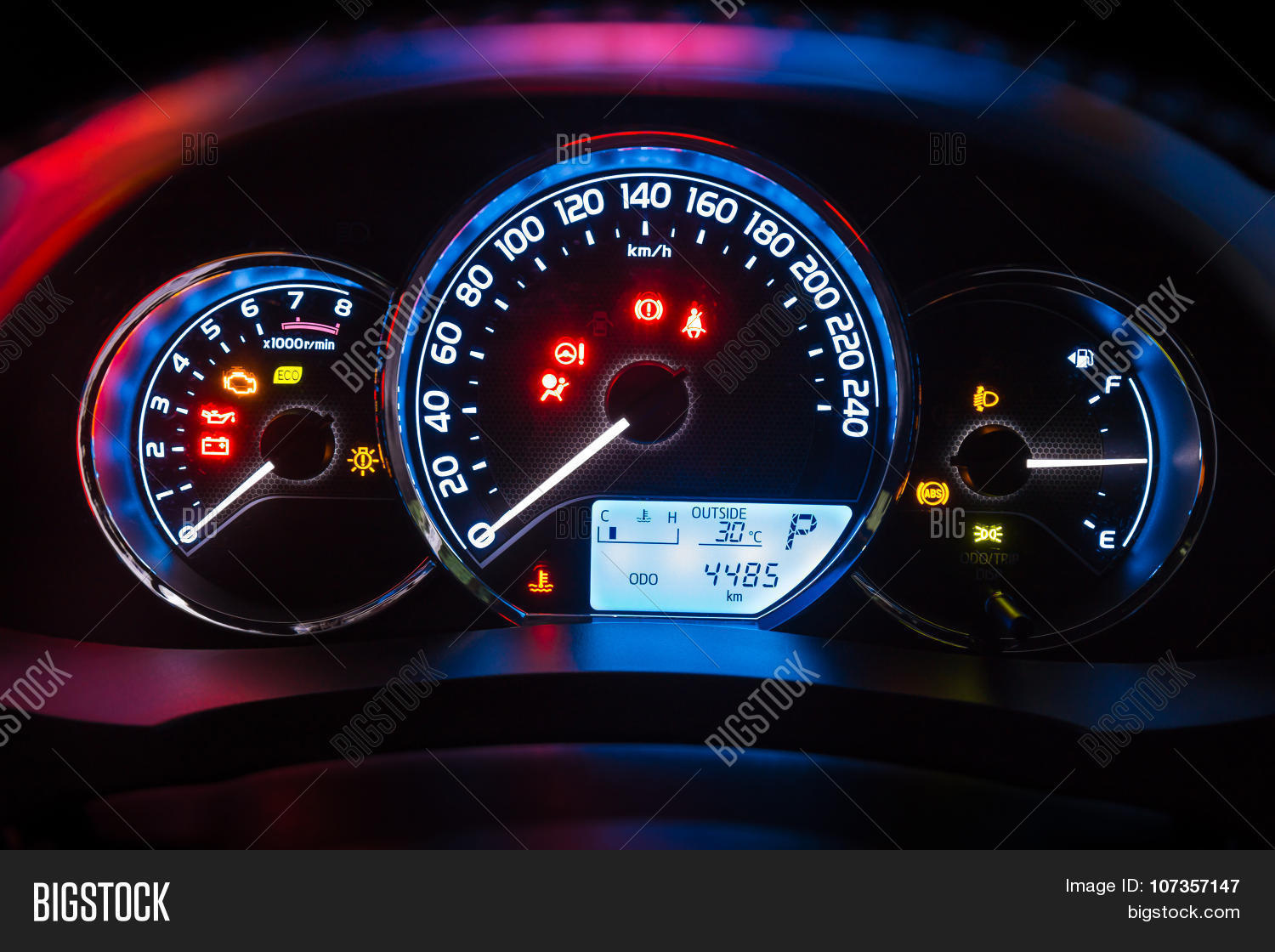 Modern Car Instrument Image & Photo (Free Trial) | Bigstock