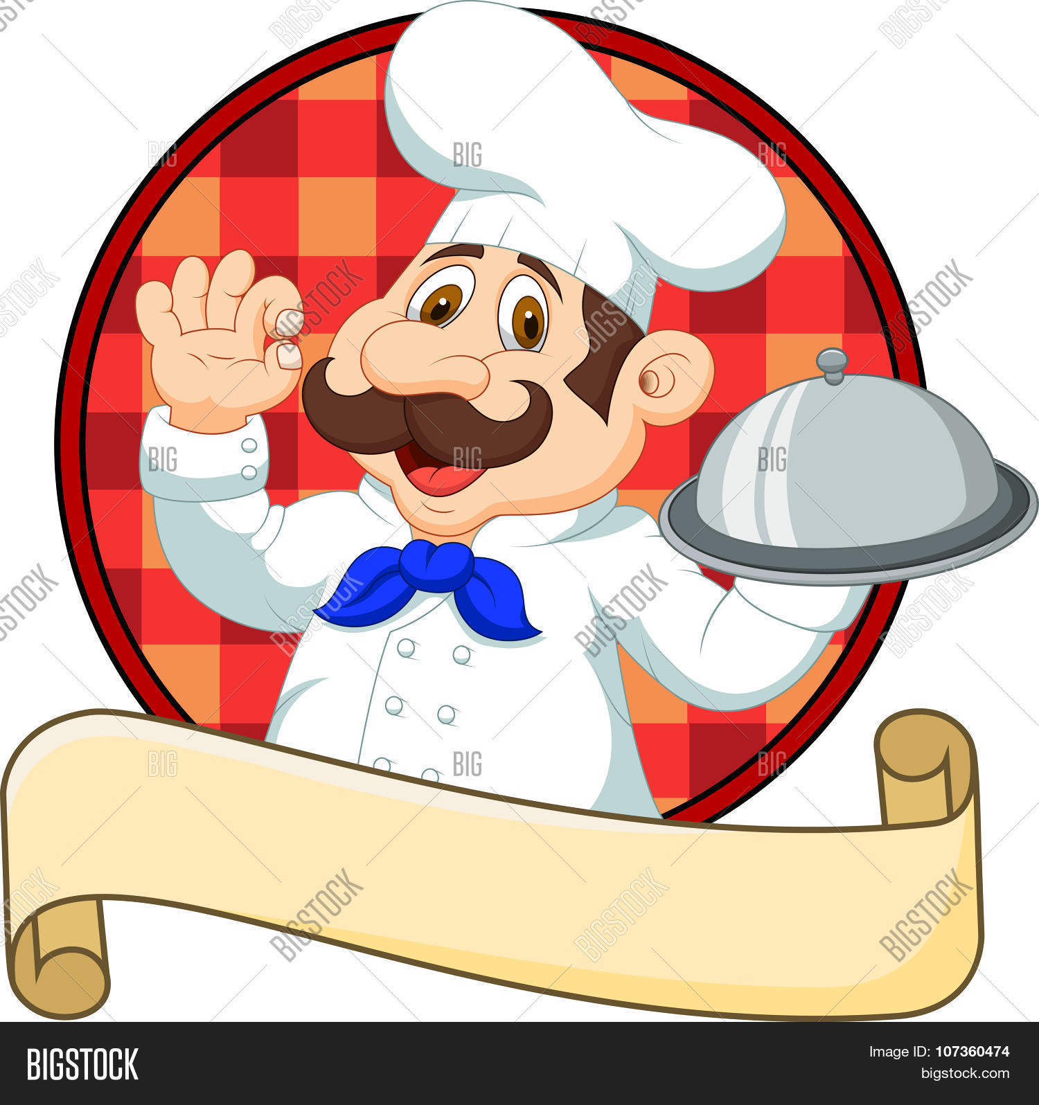 Cartoon Funny Chef Vector & Photo (Free Trial) | Bigstock