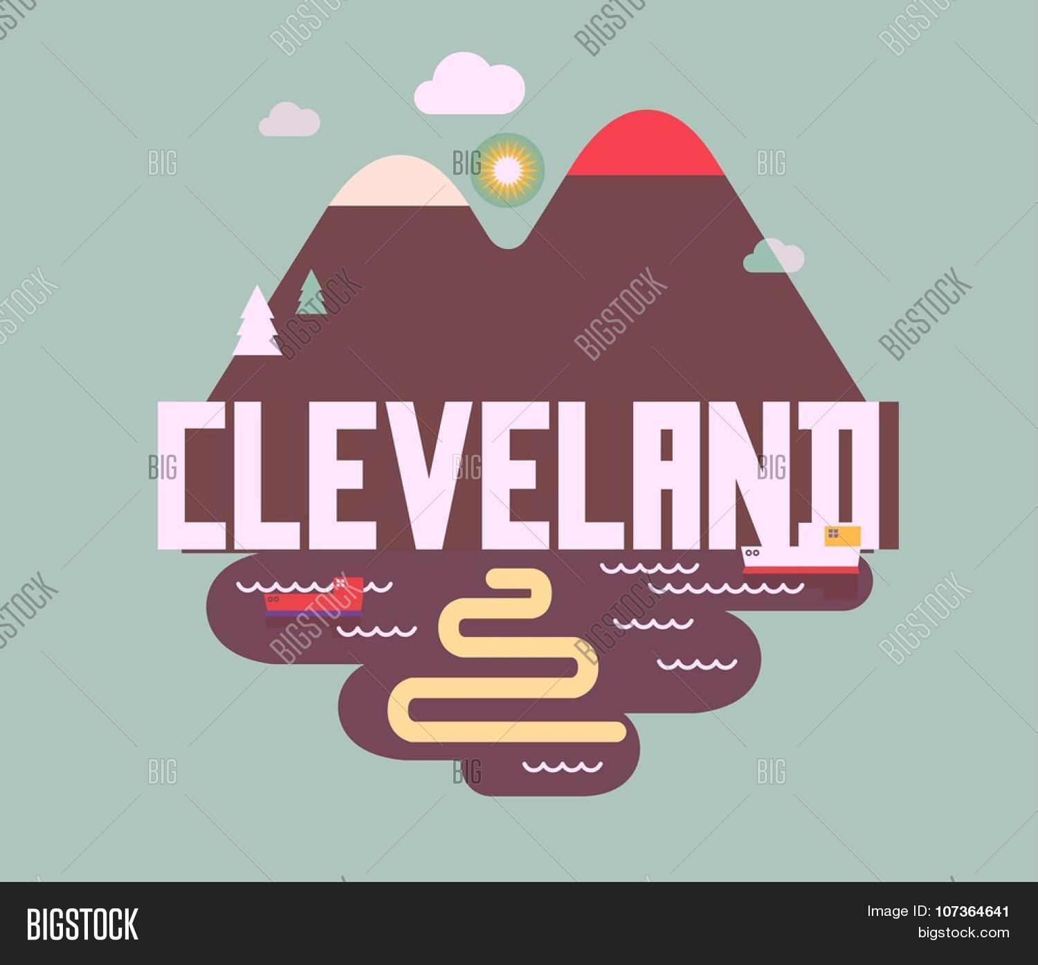 Cleveland Destination Vector & Photo (Free Trial) | Bigstock