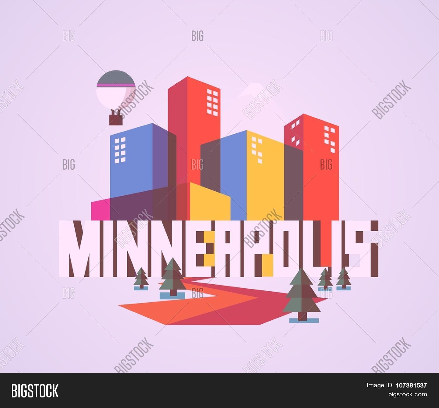 Minneapolis Vector & Photo (Free Trial) | Bigstock