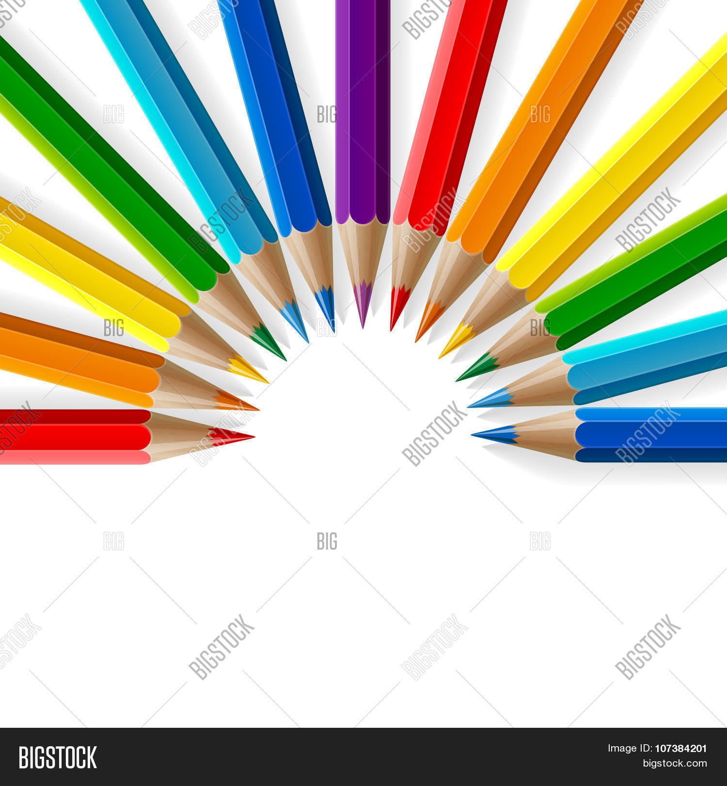 Semicircle Rainbow Vector & Photo (Free Trial) | Bigstock