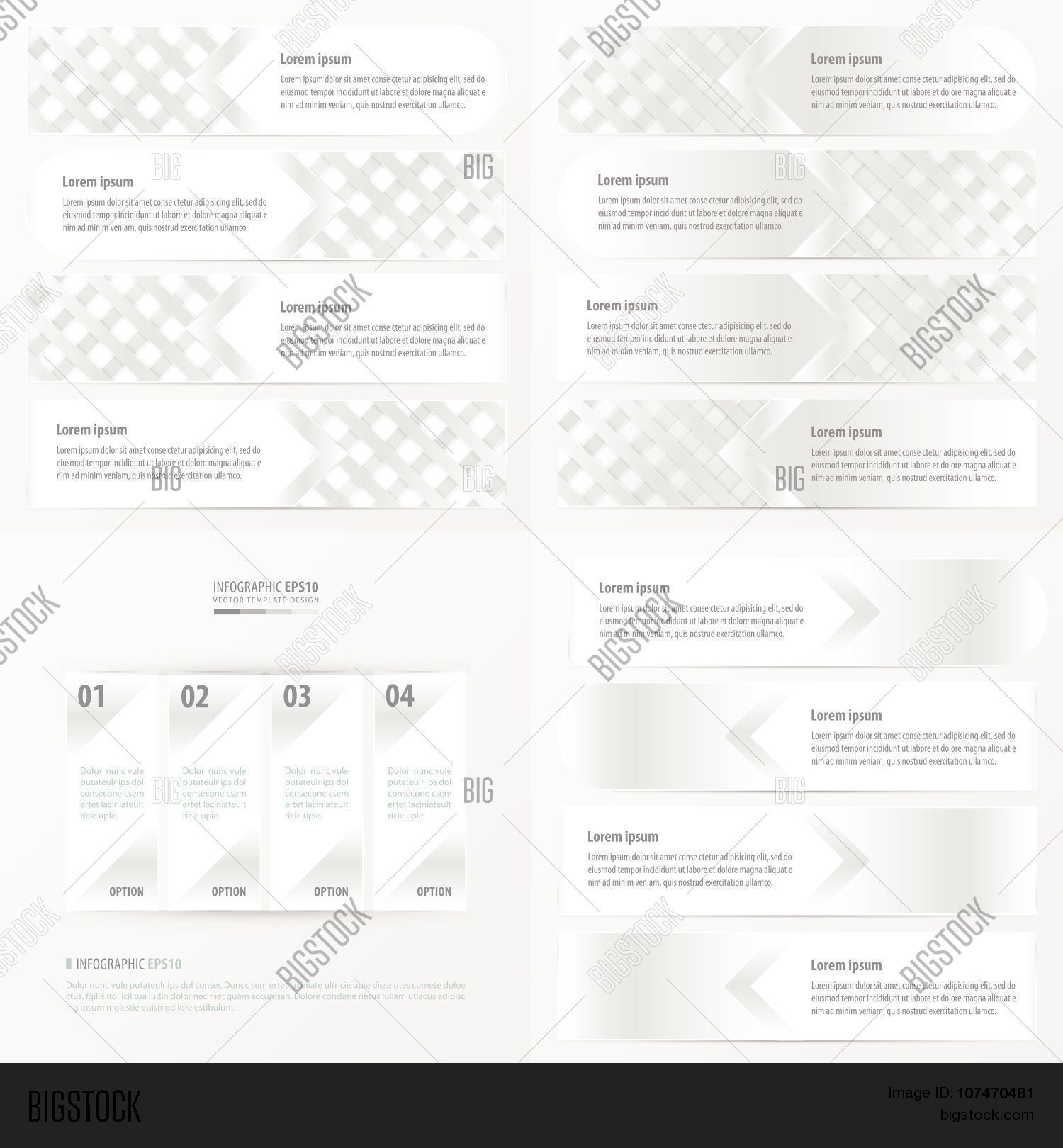 White Color Banner Vector & Photo (Free Trial) | Bigstock