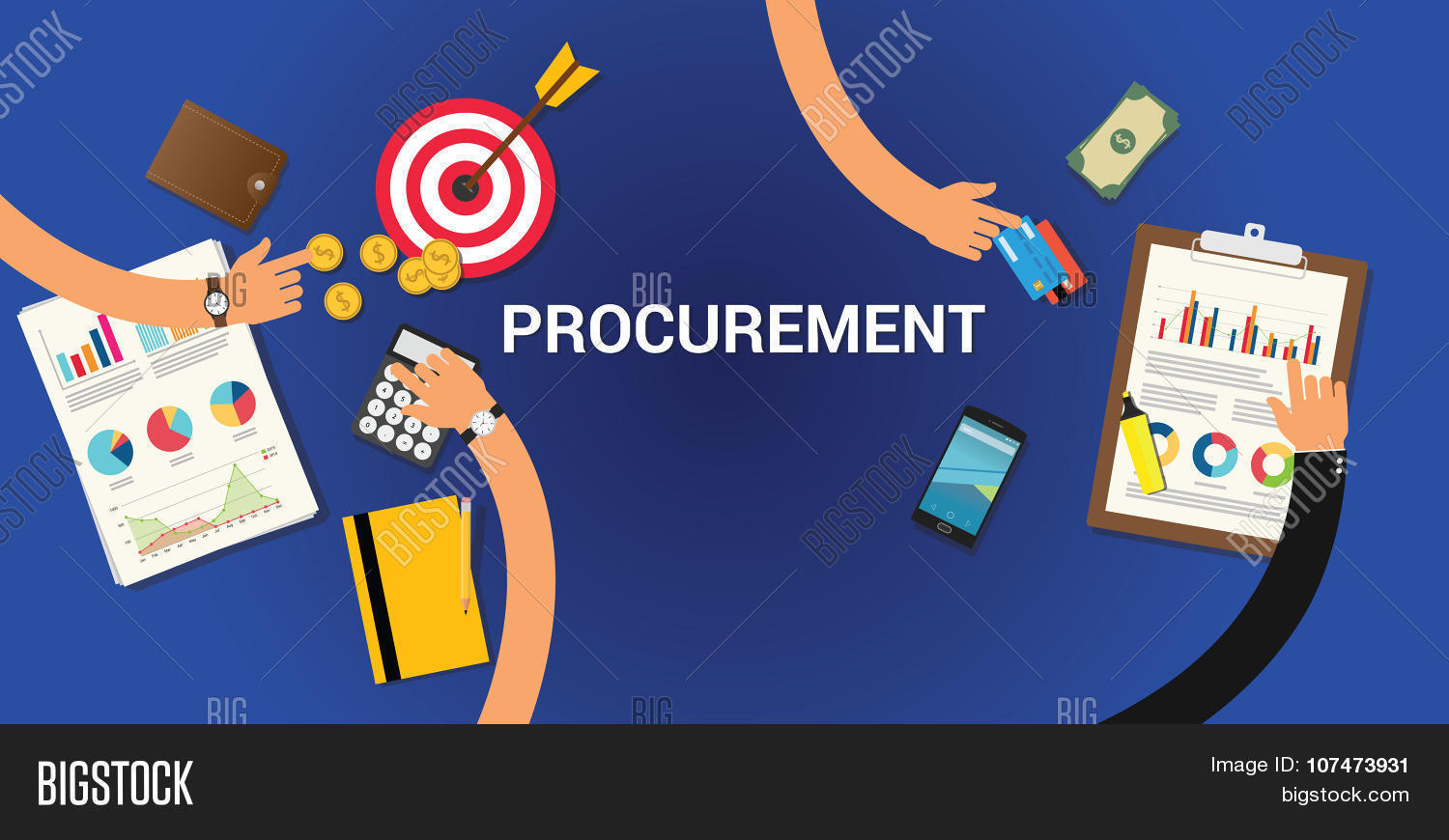 Procurement Concept Vector & Photo (Free Trial) | Bigstock