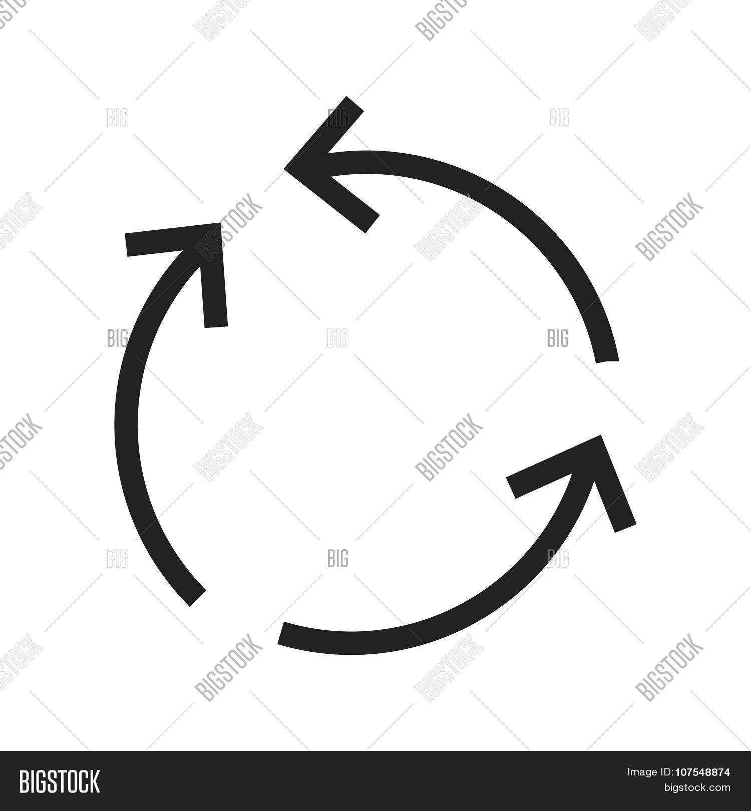 Cycle Arrow Vector & Photo (Free Trial) | Bigstock