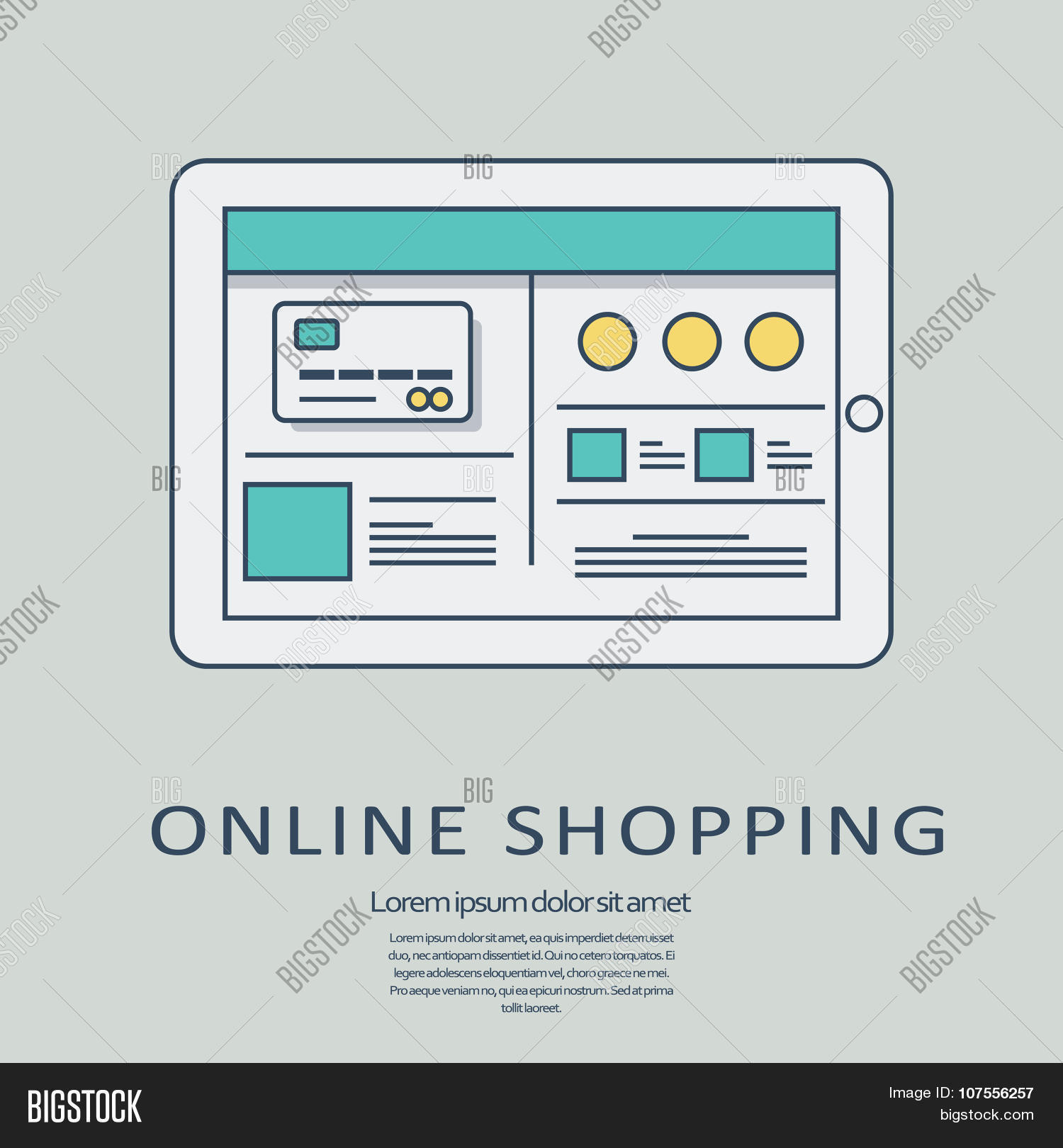 Online Shopping Vector & Photo (Free Trial) | Bigstock
