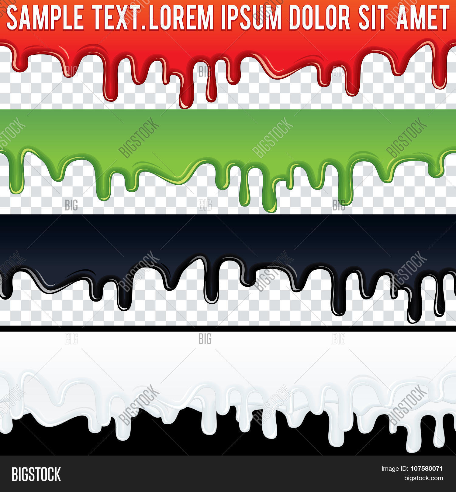 Seamless Drip Liquid Vector & Photo (Free Trial) | Bigstock